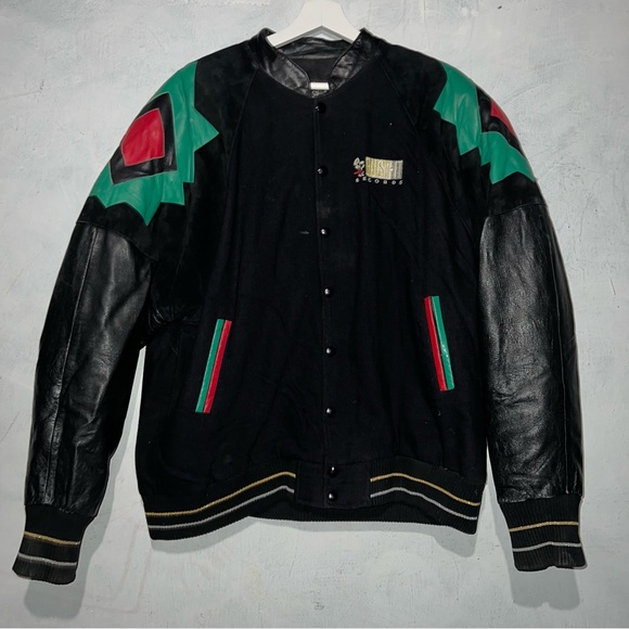 American Vintage | Jackets & Coats | 285x3 Bust It Records Leather ...